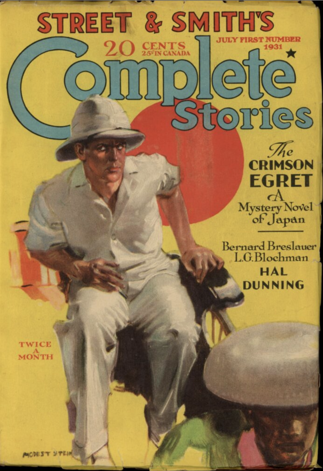 July 1, 1931 issue ~ cover art by Modest Stein – SMB Noir