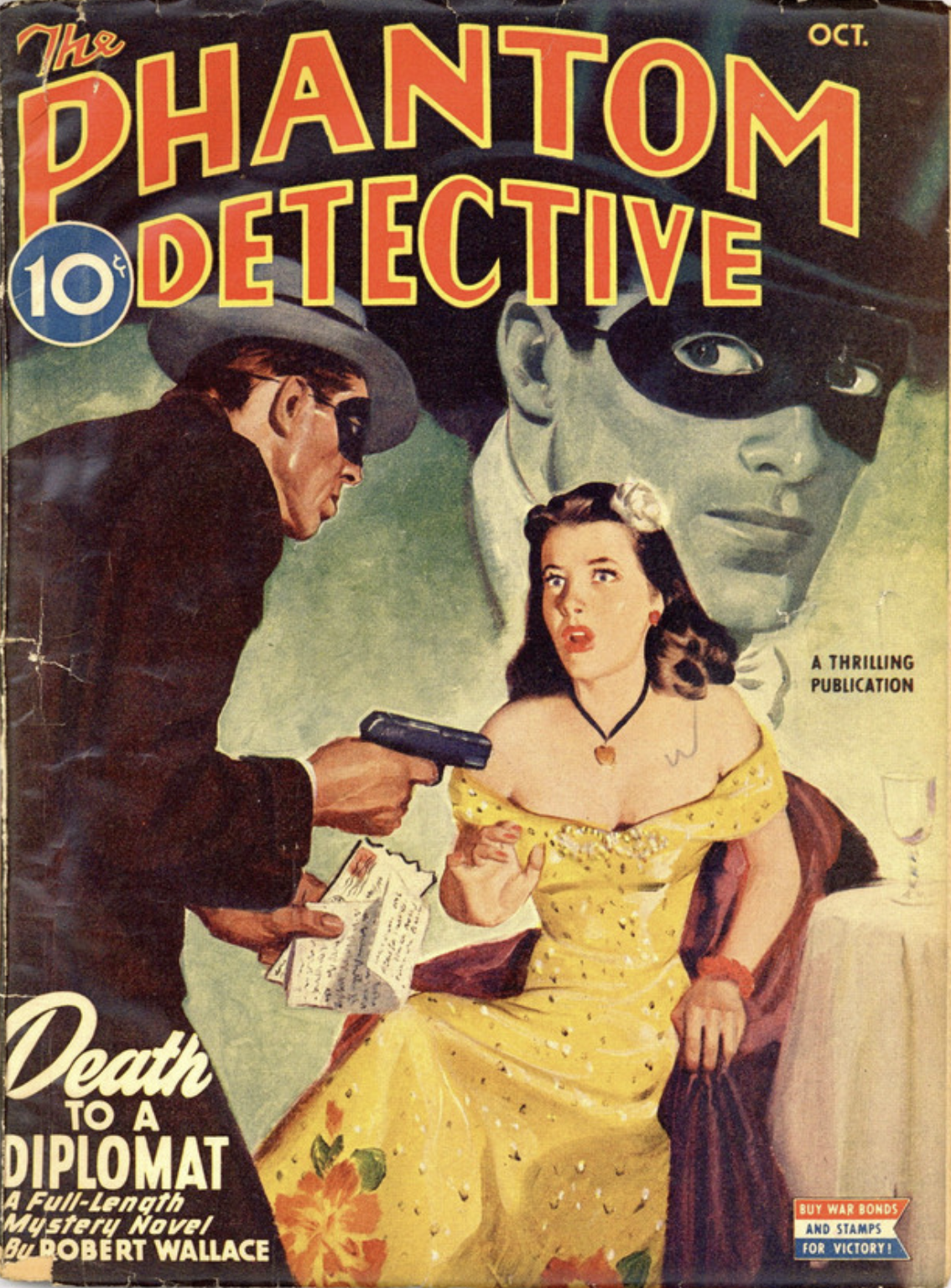 October 1945 issue ~ cover art by Samuel Cherry – SMB Noir