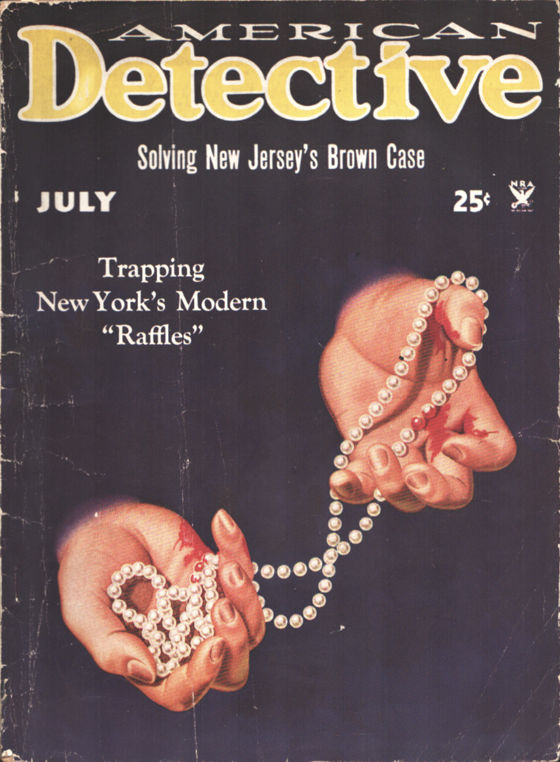 July 1934 issue ~ cover art by Arthur Ray McCowen – SMB Noir