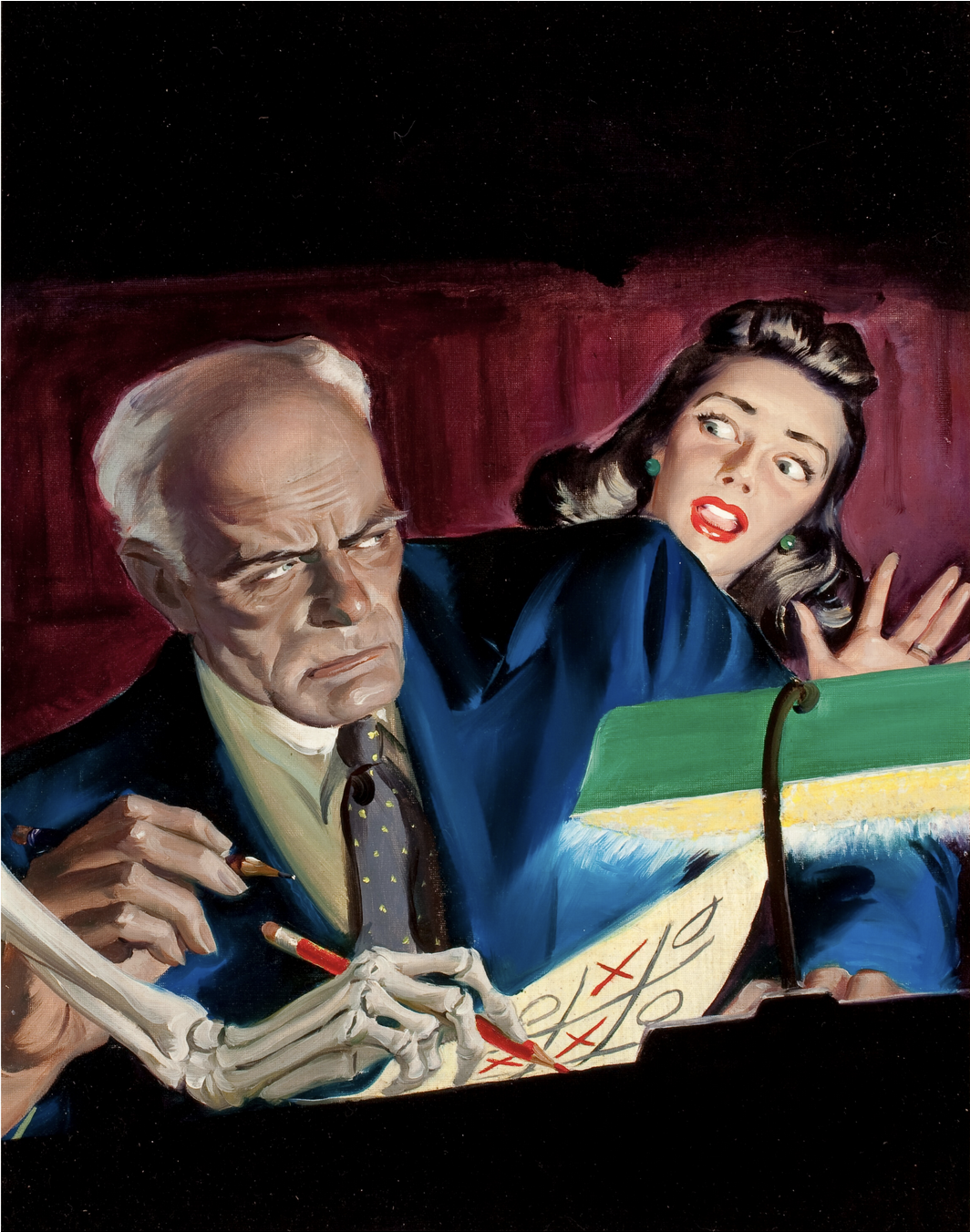 November 1945 issue ~ cover art by Samuel Cherry – SMB Noir