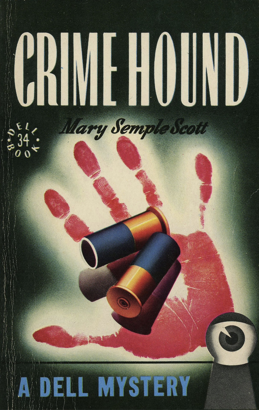 1944 Dell paperback – cover art by Gerald Gregg – SMB Noir