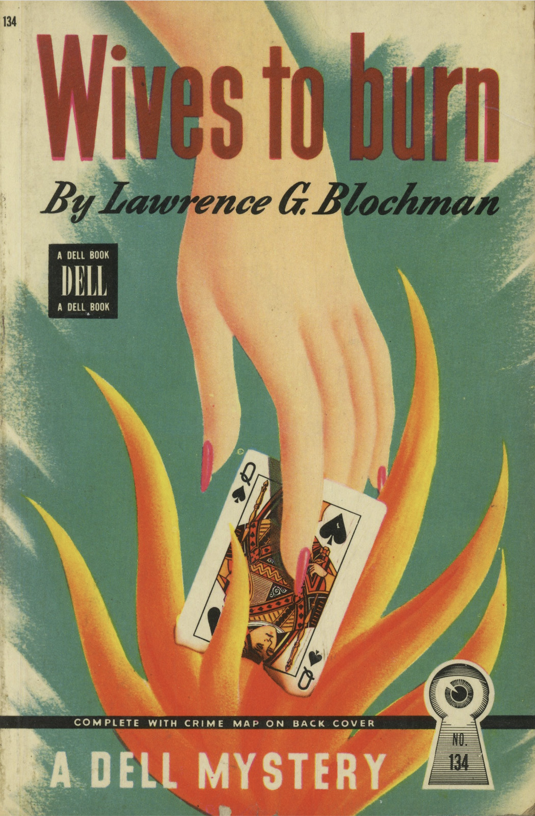 1946 Dell mapback – cover art by Gerald Gregg – SMB Noir