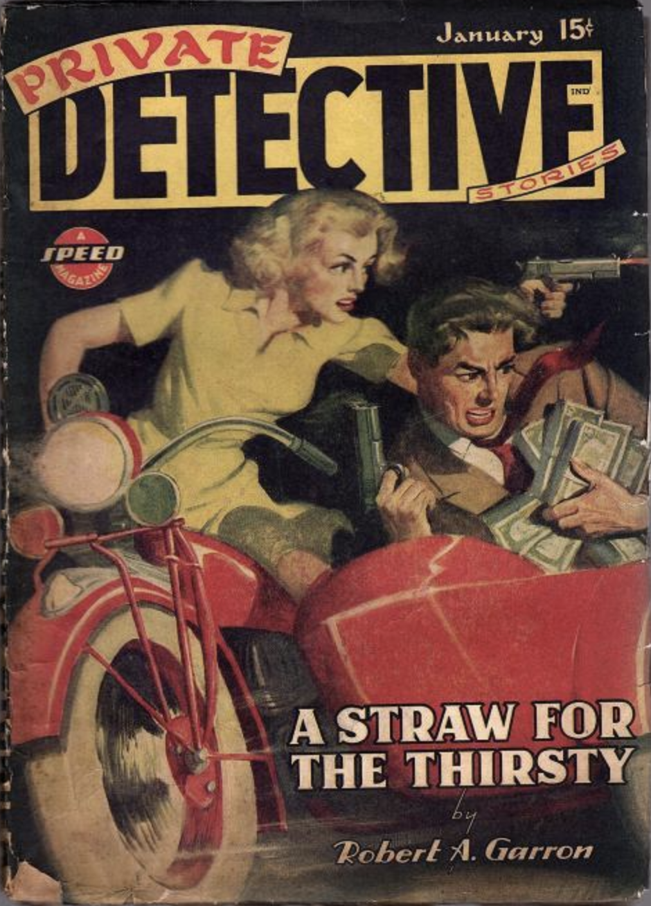 January 1945 issue ~ cover art by Richard Lillis – SMB Noir